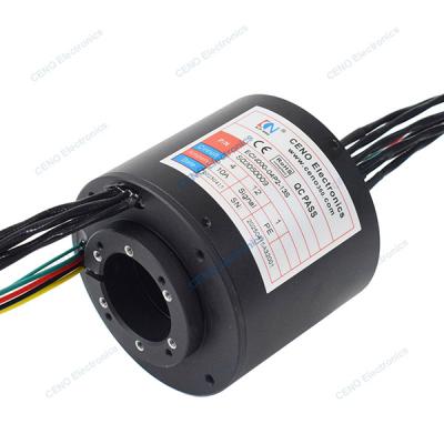 China Low Temperature Through Bore Slip Ring 4 Circuits 10A Power and Signal for Industrial Automation for sale