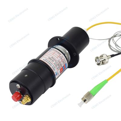China Integrated Signal and FORJ Slip Ring 6000rpm High Speed Fiber Optic Rotary Joint -40°C for sale