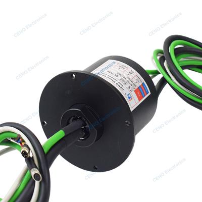 China Ethernet Signal Slip Ring 4 Circuits 10A 480VAC for Robotic Arm Automation for sale