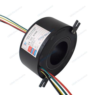 China Through Hole Slip Ring with Inner Bore optional and Electric Power Rotary Joint for sale