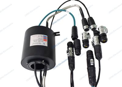 China Low Temperature Ethernet and Encoder Signal Slip Ring with Electric Power for sale