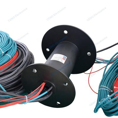 China Low Temperature Anti-explosion Slip Ring 9 Circuits 32A with Ethernet Signal IP65 Exd I BT3 for sale