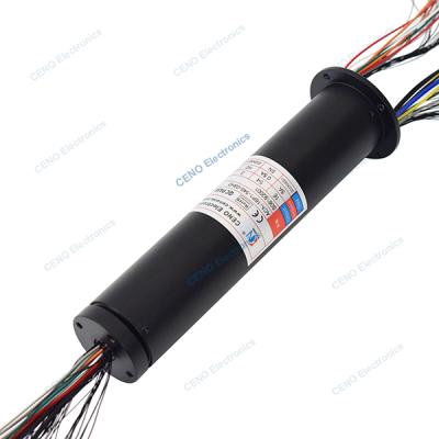 China 73 Circuit HD-SDI Slip Ring 16x5A 54x0.5A for Security Monitoring for sale
