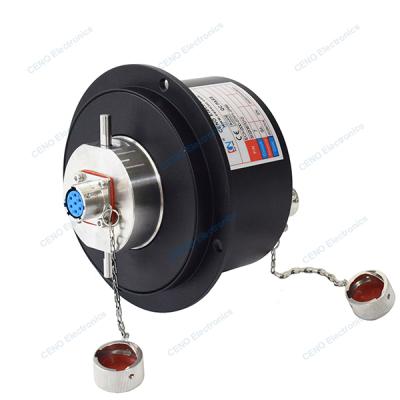 China Waterproof Slip Ring IP66 with Aircraft Plug 7 Circuits 5A 380VAC for sale