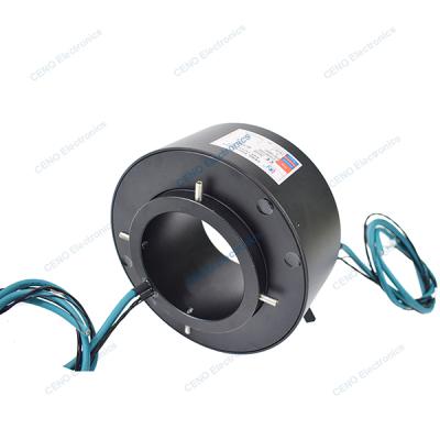China Through Bore Industrial Slip Ring 95mm Inner Diameter with CANBus Signal and Power Circuits for sale