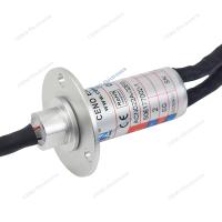 China Compact structure capsule slip ring with 2 channels Gigabit Ethernet Signal for sale