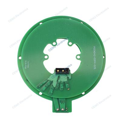 China PCB Pancake Slip Ring 42mm Bore 20A Power CAN Signal for Robotic Automation for sale