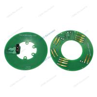 China PCB Pancake Slip Ring 38mm ID 10A Power CAN Signal for Robotic Arm for sale