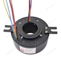 China Industrial Long Life Slip Ring 38mm Hollow Shaft 10A 380V for Robotic Arms for sale