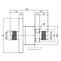 China Radio Frequency Rotary Joint with Frequency Range DC-67GHz for Radar antenna for sale