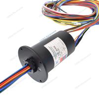 China Profinet Slip Ring 18 Circuits 15A Power and Signal Rotary Joint 60mm OD for sale