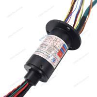 China CENO Capsule Slip Ring 30mm 14 Circuits 5A RS422 1000M Ethernet for Automation for sale