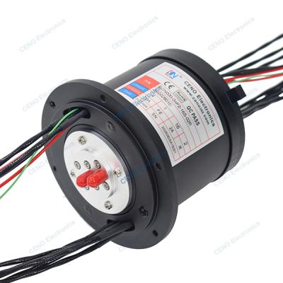 China 2 Channel RF Rotary Joint Slip Ring 4x10A 16x2A Power Signal for Radar -40°C to 85°C for sale