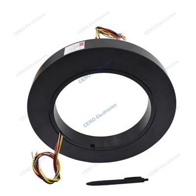 China Electric Power Pancake Slip Ring Through Hole 210mm Thickness 40mm Customizable for sale