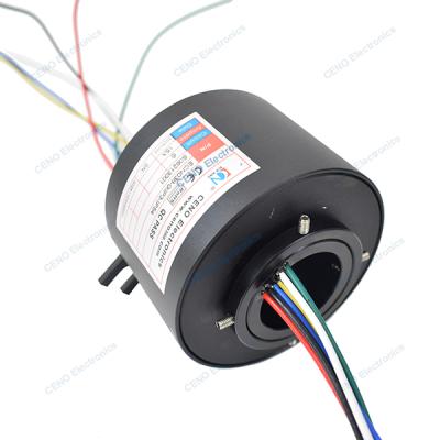 China Industrial Through Hole Slip Ring 38mm 6 Circuits 15A IP54 for Automation Equipment for sale