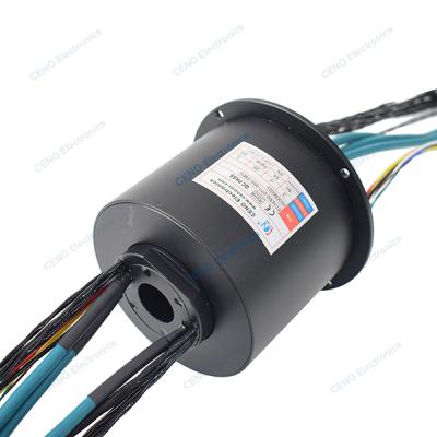 China Low Temperature Ethernet Slip Ring 3x16A 26 Signal 3x1000M for Industrial Automation for sale