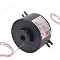 China High Speed Slip Ring 2000rpm Through Hole 10mm T-type Thermocouple Signal for sale