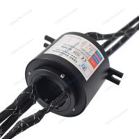 China Low Temperature Slip Ring 38mm Through Hole 2 Power 2 Ethernet IP51 for Industry for sale