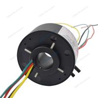 China Through Hole Slip Ring 30mm 4 Circuits 25A Power Slip Ring ECN030-04P4 for sale