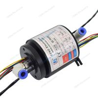 China Integrated Power IO Signal and Pneumatic Rotary Union 1 Channel Air 1.0MPa for sale