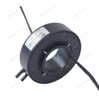 China Signal Pancake Slip Ring Through Hole 45mm 4 Circuits 0.5A Custom Thickness for sale