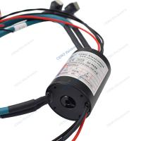 China Through Hole Slip Ring 2x15A Power 2x100M Ethernet RS485 Signal for Industrial Automation for sale