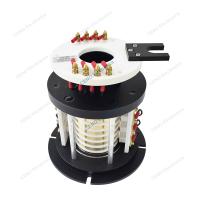 China Carbon Brush Slip Ring 60mm Through Hole 8 Circuits 25A for Industrial Automation for sale