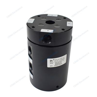 China 4 Channel Pneumatic Rotary Union 0.8MPa Gas Slip Ring for Industrial Robot QCN0403-17 for sale