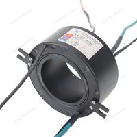 China Low Temperature Through Hole Slip Ring 82mm Bore Power Ethernet Signal for Robotic for sale