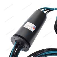 China Integrated Power Ethernet RS485 Pneumatic Rotary Union 6 Circuits 50A 1 Channel Air for sale