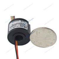 China Mini Capsule Slip Ring 4 Circuits 1A 7mm Through Hole Rotary Electrical Interface for sale
