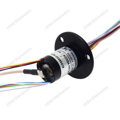 China Combined Slip Ring ACN24-1R12P1 12 Circuits 2A for Mixed Signal and Power Transmission for sale
