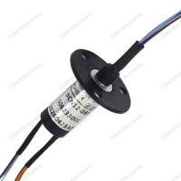China CENO Capsule Slip Ring 12mm OD 8 Circuits 2A 360° Rotary Connector for Signal and Power for sale