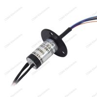China CENO Capsule Slip Ring 12mm OD 8 Circuits 2A 360° Rotary Connector for Signal and Power for sale