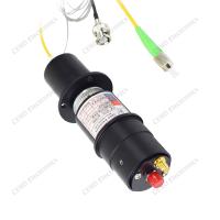 China Opto-Electric Hybrid Slip Ring 1 Fiber 1 RF Coax 360° Rotation 6000 rpm for sale