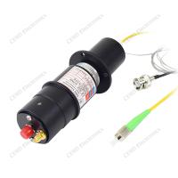 China Opto-Electric Hybrid Slip Ring 1 Fiber 1 RF Coax 360° Rotation 6000 rpm for sale