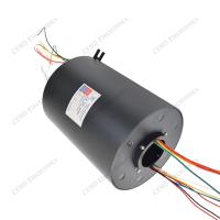 China Large Through-Bore Slip Ring with Matte Aluminum Housing for sale