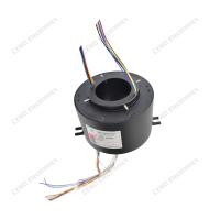China Through-Bore Miniature Slip Ring 360° Multi-Channel Weak Signal Transmission for sale