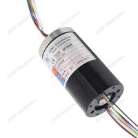 China Solid Shaft Slip Ring for 360° multi-channel signal transmission for sale