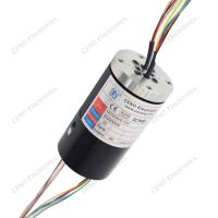 China Solid Shaft Slip Ring for 360° multi-channel signal transmission for sale