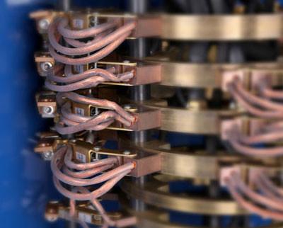 China 600A High-Current Slip Ring with Carbon Brush & Encoder Signal for Industrial Cranes - IP54 Rated for sale