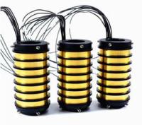 China 500 Million Rotation Long-Life Slip Ring 38mm Through Hole 16 Circuits 5000RPM for Braiding Machines for sale