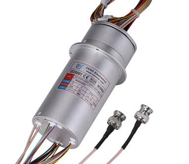 China HD-SDI HDMI Slip Ring with 380V AC Voltage and 30 RPM Speed for Power and Signal Transmission for sale
