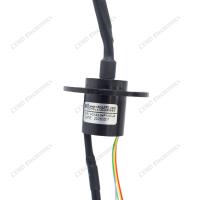 China Compact Flange-Mounted Capsule Slip Ring for sale