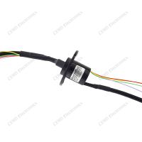 China Compact Flange-Mounted Capsule Slip Ring for sale