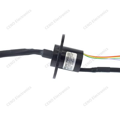 China Compact Flange-Mounted Capsule Slip Ring for sale