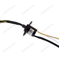 China Compact Flange-Mounted Capsule Slip Ring for sale