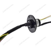 China Compact Flange-Mounted Capsule Slip Ring for sale