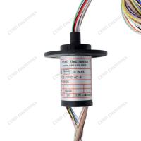 China Anti-Twist Flange Capsule Slip Ring for sale