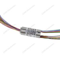 China Miniature Capsule Slip Ring with Noble-Metal Contacts for 360° Rotation for sale